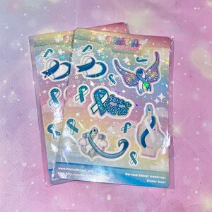 Cervical Cancer Awareness Sticker Sheet | Cervical Cancer, Cervical ...