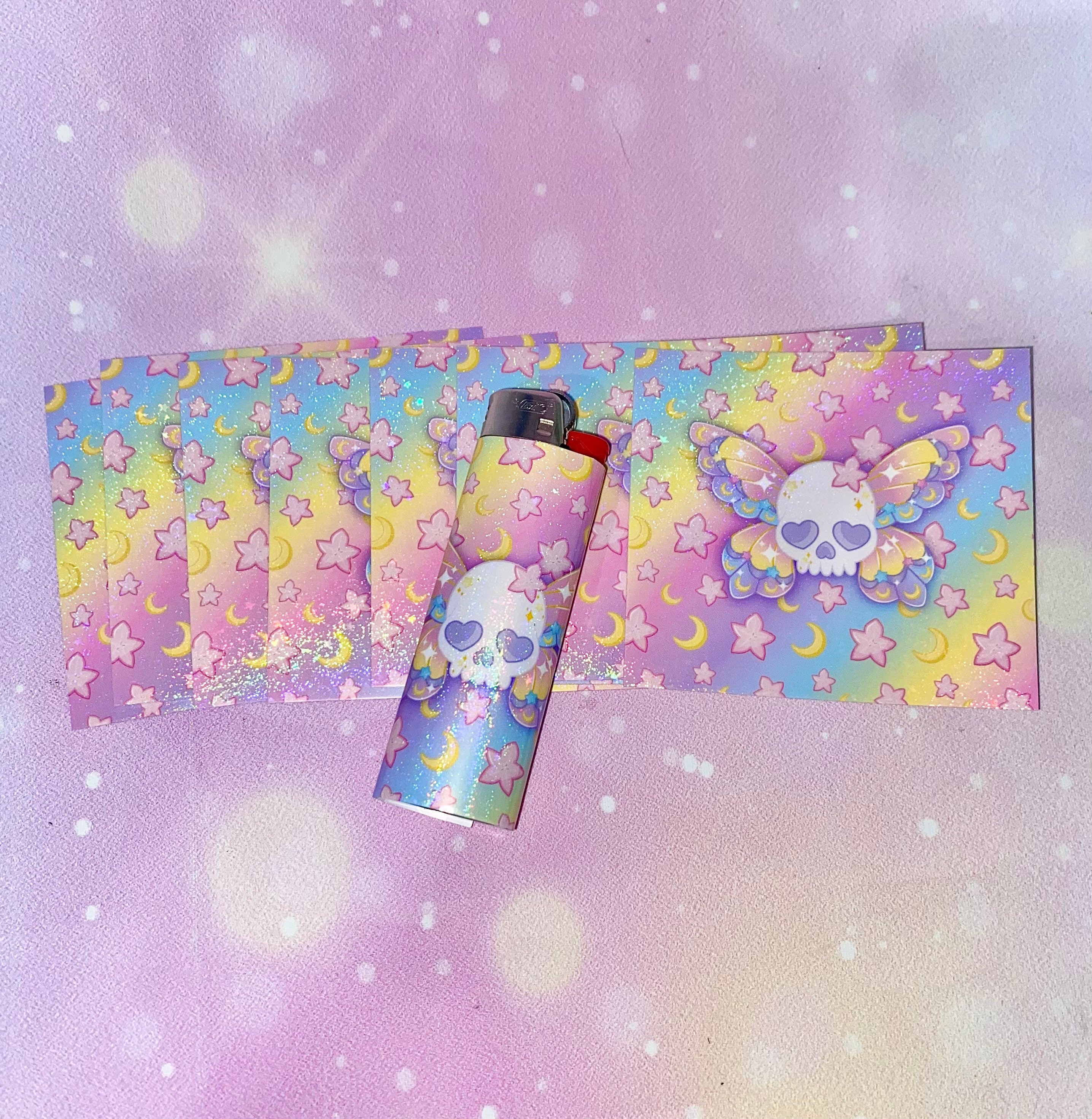 Deathly Beautiful Lighter Wrap Kawaii Lighter Wraps Lighter - Etsy