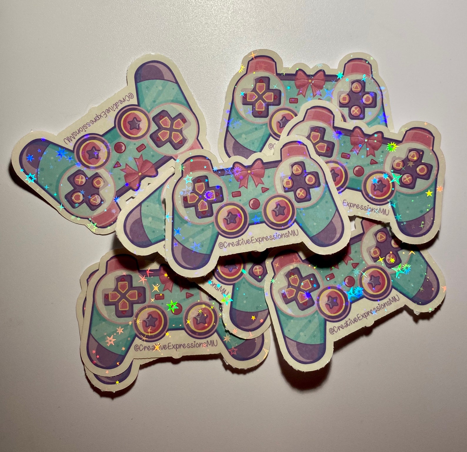 Gamer Girl Controller Holo Sticker Cute Gamer Girl Gamer | Etsy