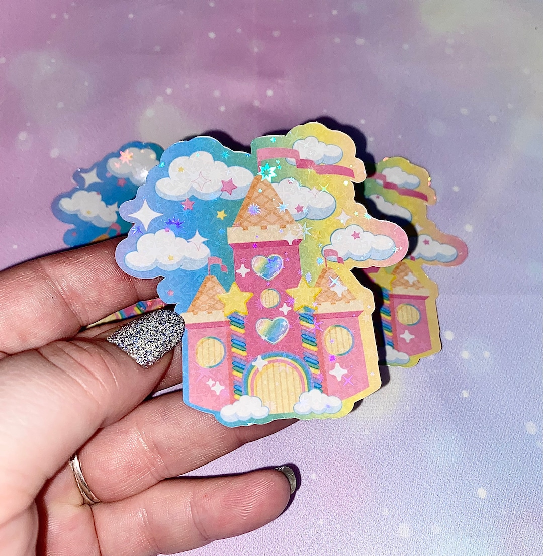 Castle Sweets | Pink Castles, Castle Stickers, Princess Stickers ...
