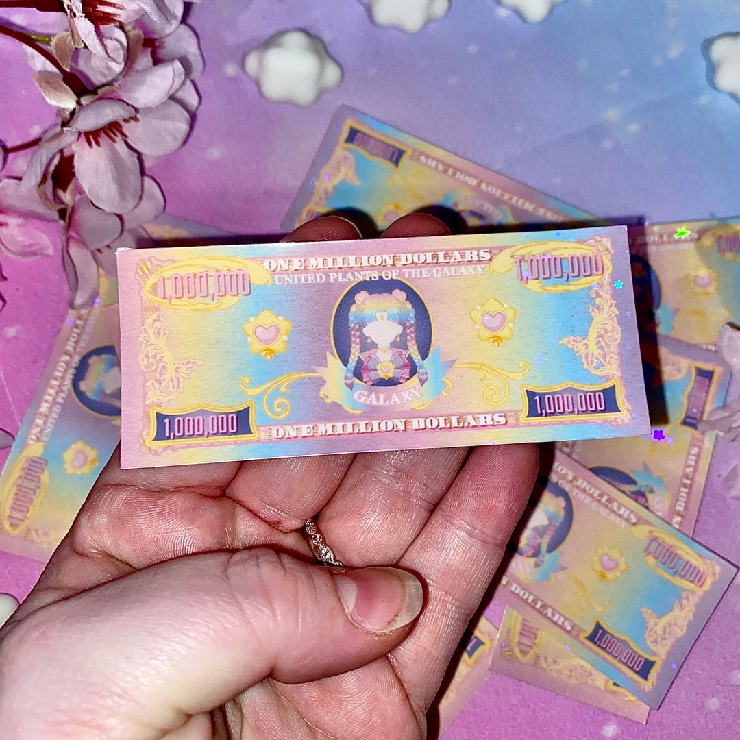 Moon Money Holo Sticker | Magical Girl Stickers, Magical Girls, Kawaii ...