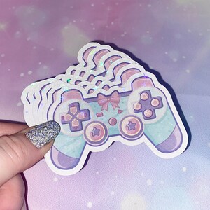 Gamer Girl Controller Holo Sticker | Cute Gamer Girl, Gamer Girls ...