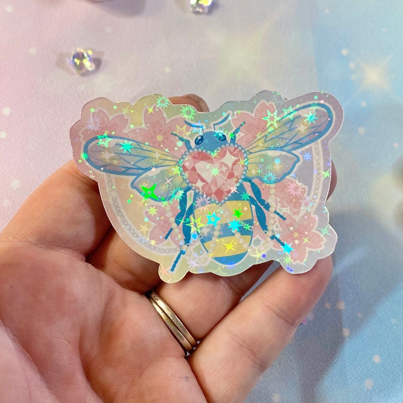 Bee Sticker - Etsy