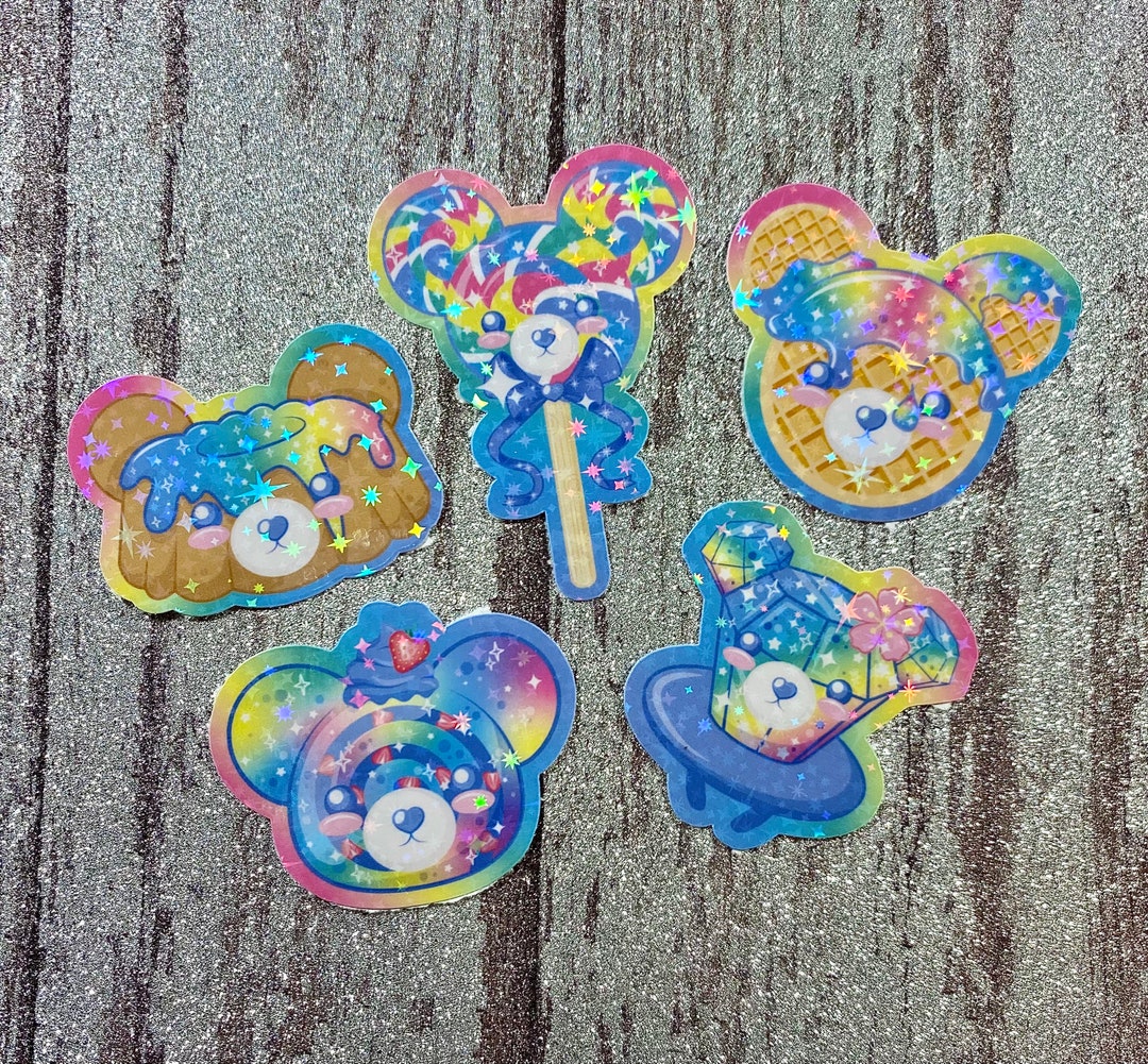 Beary Sweet Sticker Pack | Cute Bear Stickers, Bear Stickers, Candy ...