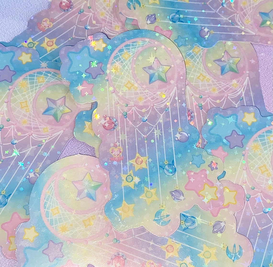 Magical Girl Dream Catcher Sticker Magical Girls Magical - Etsy