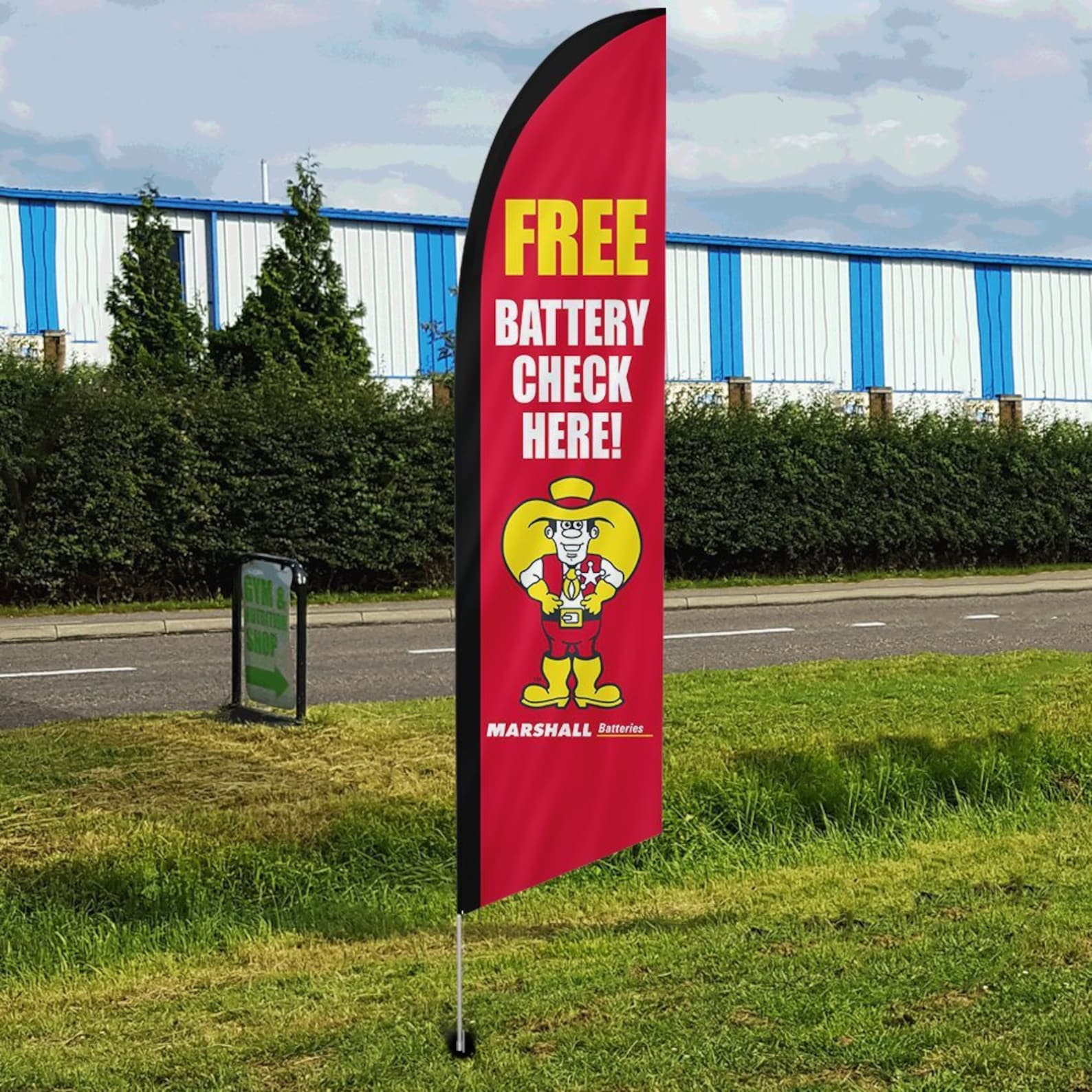 Full Color Custom Tall Swooper flag Advertising Flag | Etsy