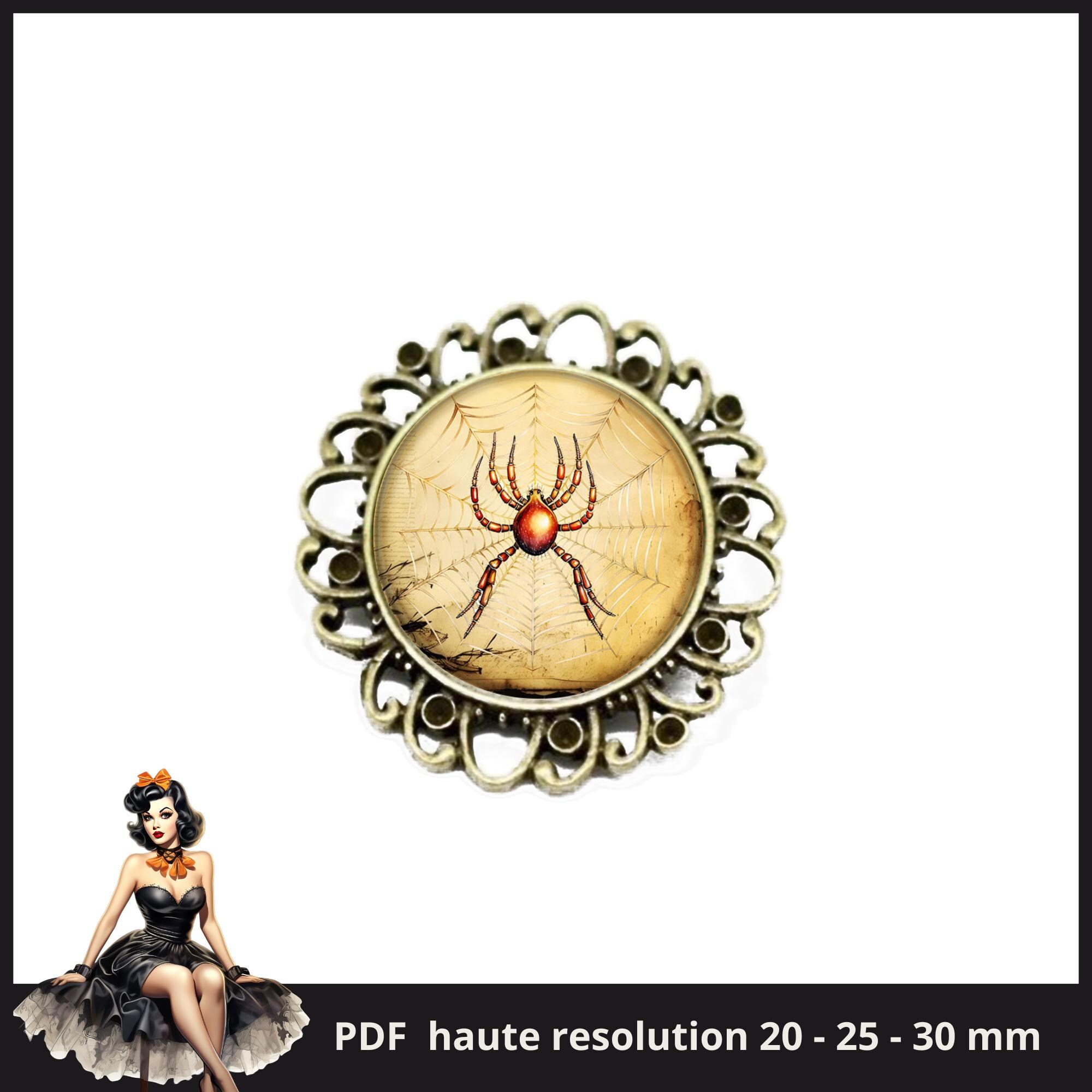Halloween Cabochon Images 25mm 1inch Circle Printable Images Digital ...