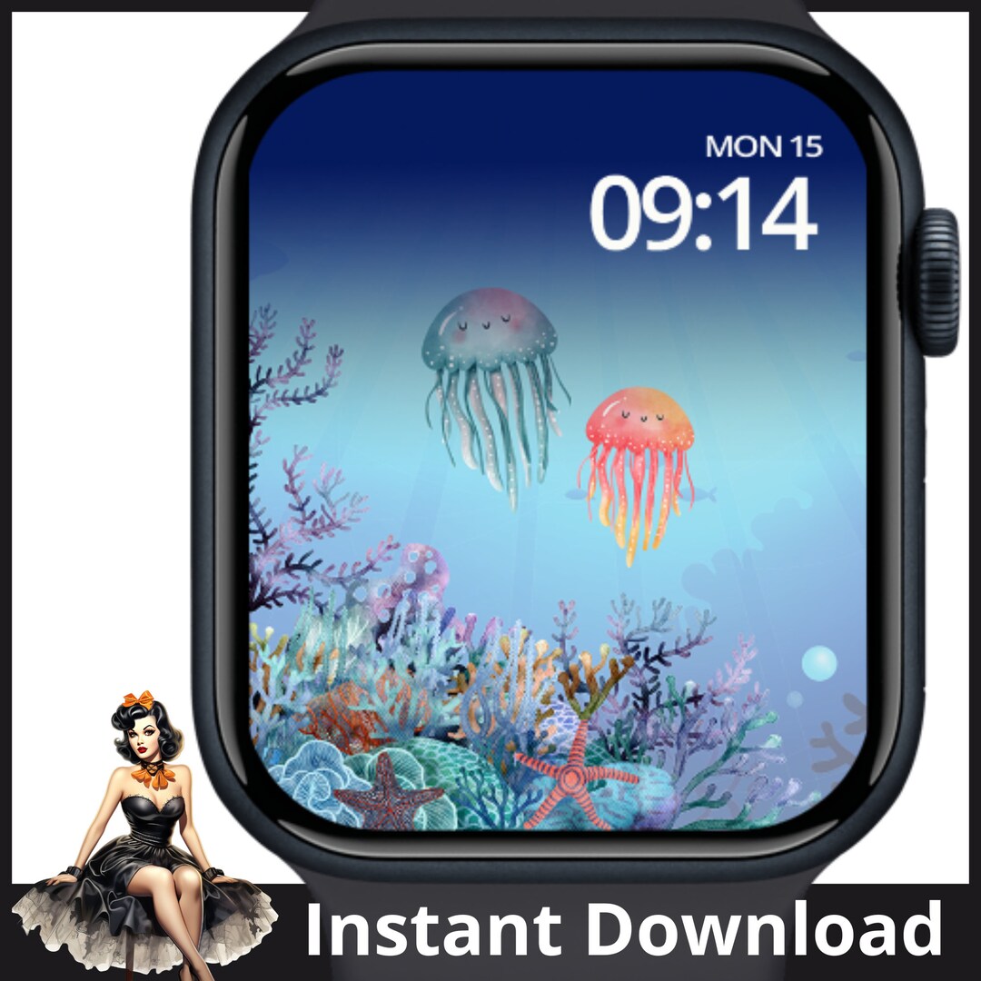 Medusa Seabed Apple Watch Face Wallpaper, Wallpapers Apple Watch Face ...