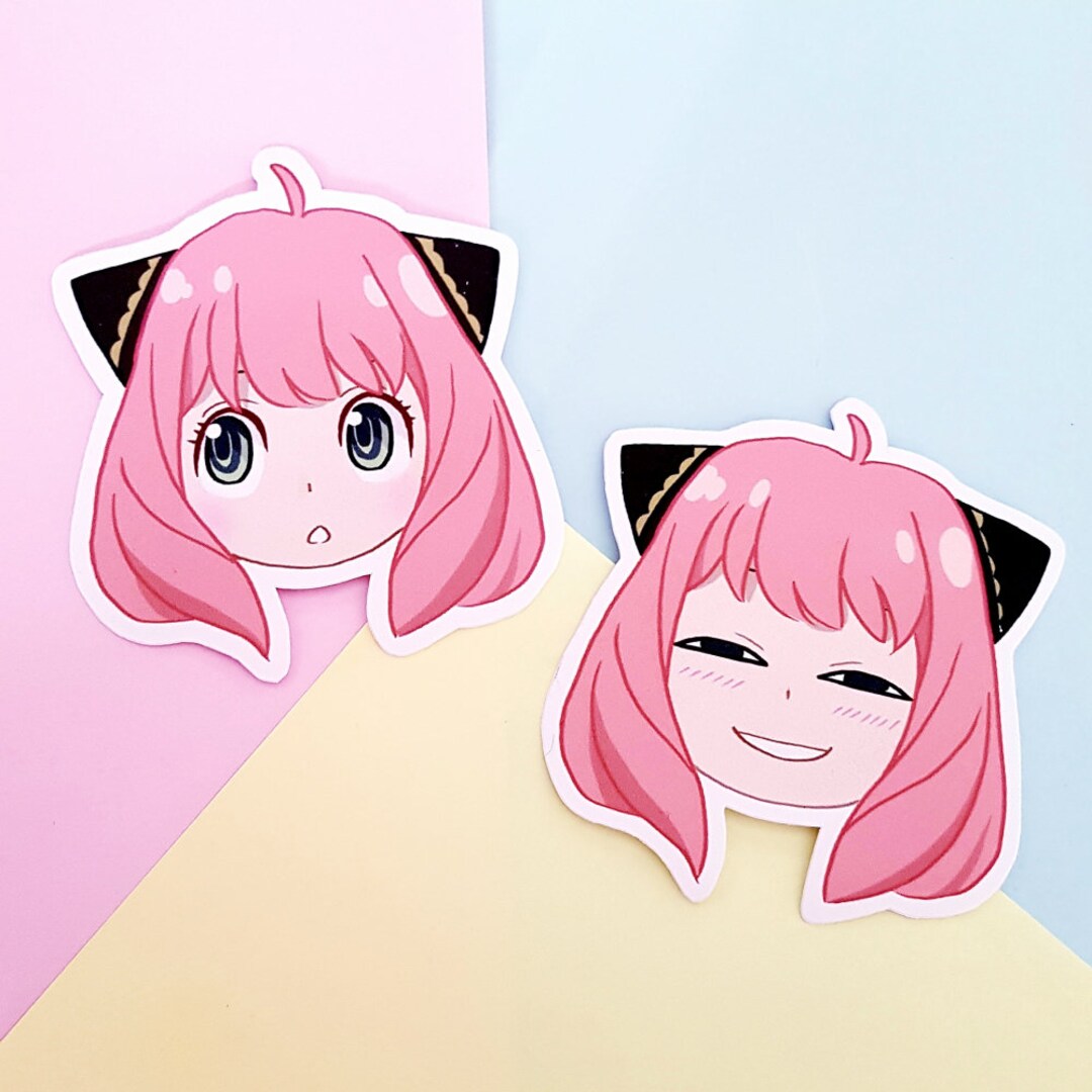 The Girl Was a Telepath - Matte Vinyl Stickers - Stickers - Spy - Anime ...