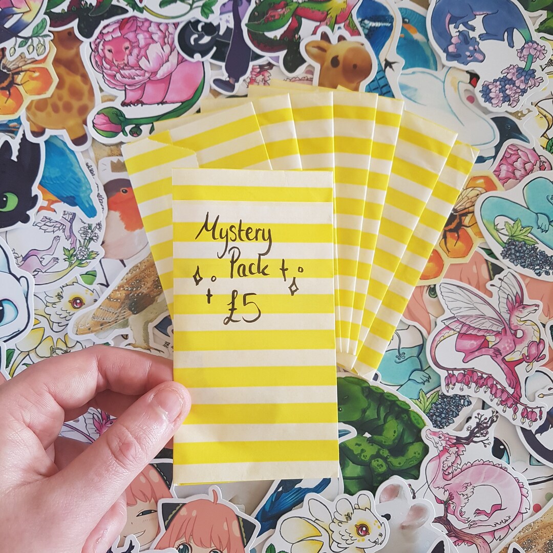 MYSTERY PACK! - Stickers - Vinyl Stickers - Blind Bag - Blind Box ...