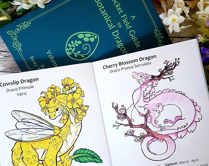 A Pocket Field Guide to Botanical Dragons - Volume 2 - A5 Zine - Art ...