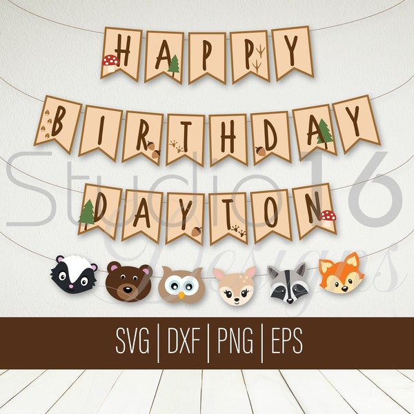 Woodland Banner - Etsy