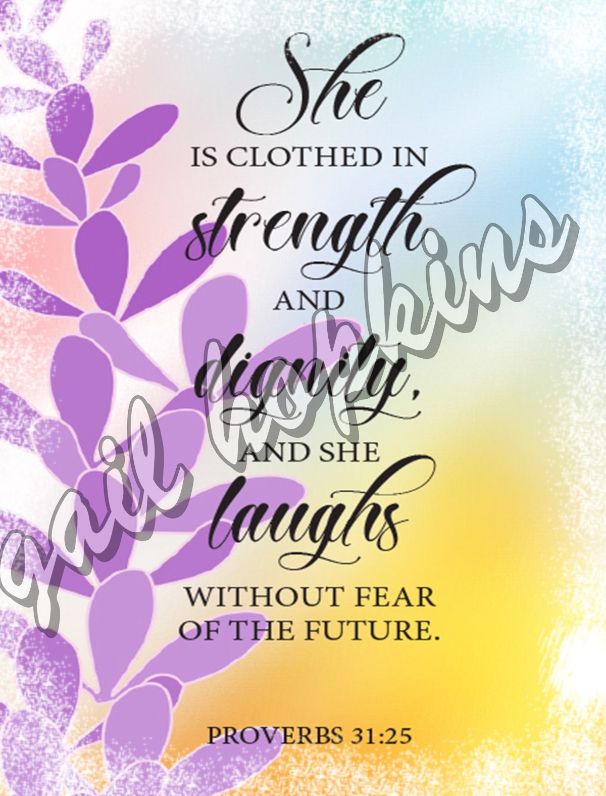 Comforting Bible Verse Cards. Instant Digital Download. Beautiful ...