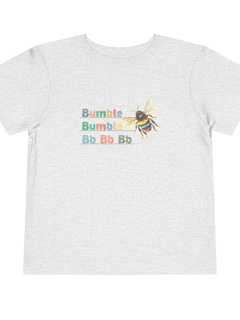 Bumble Bee Toddler Short Sleeve Tee, Back to School, Alphabet, Phonics ...