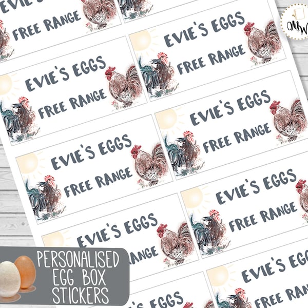 Egg Label - Etsy