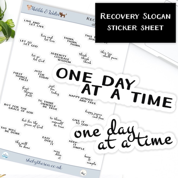 Recovery Slogans - Etsy