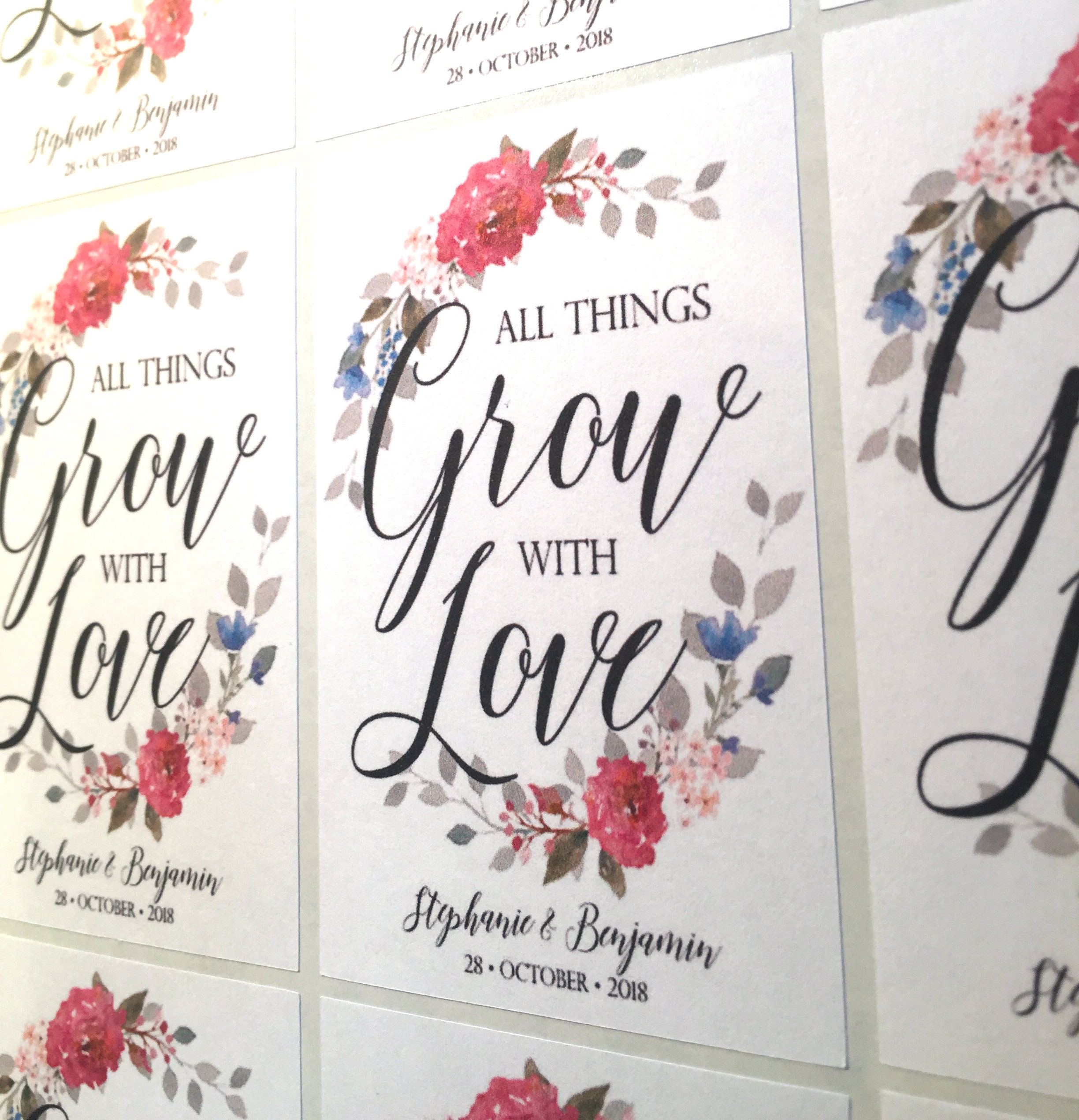 Rectangle Custom Stickers Personalised Stickers Square | Etsy