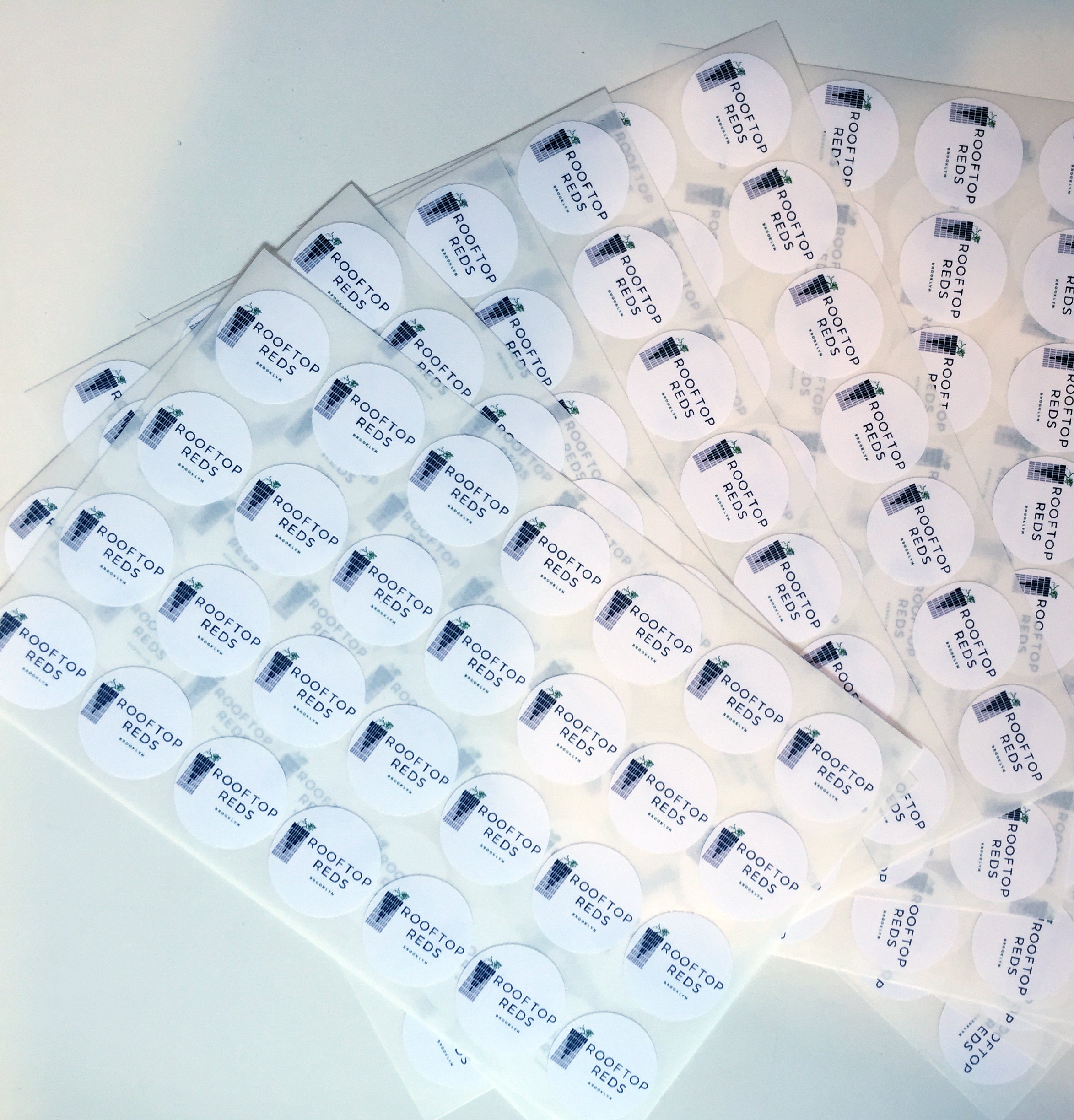 Personalised Round Stickers Customised Vinyl Stickers | Etsy