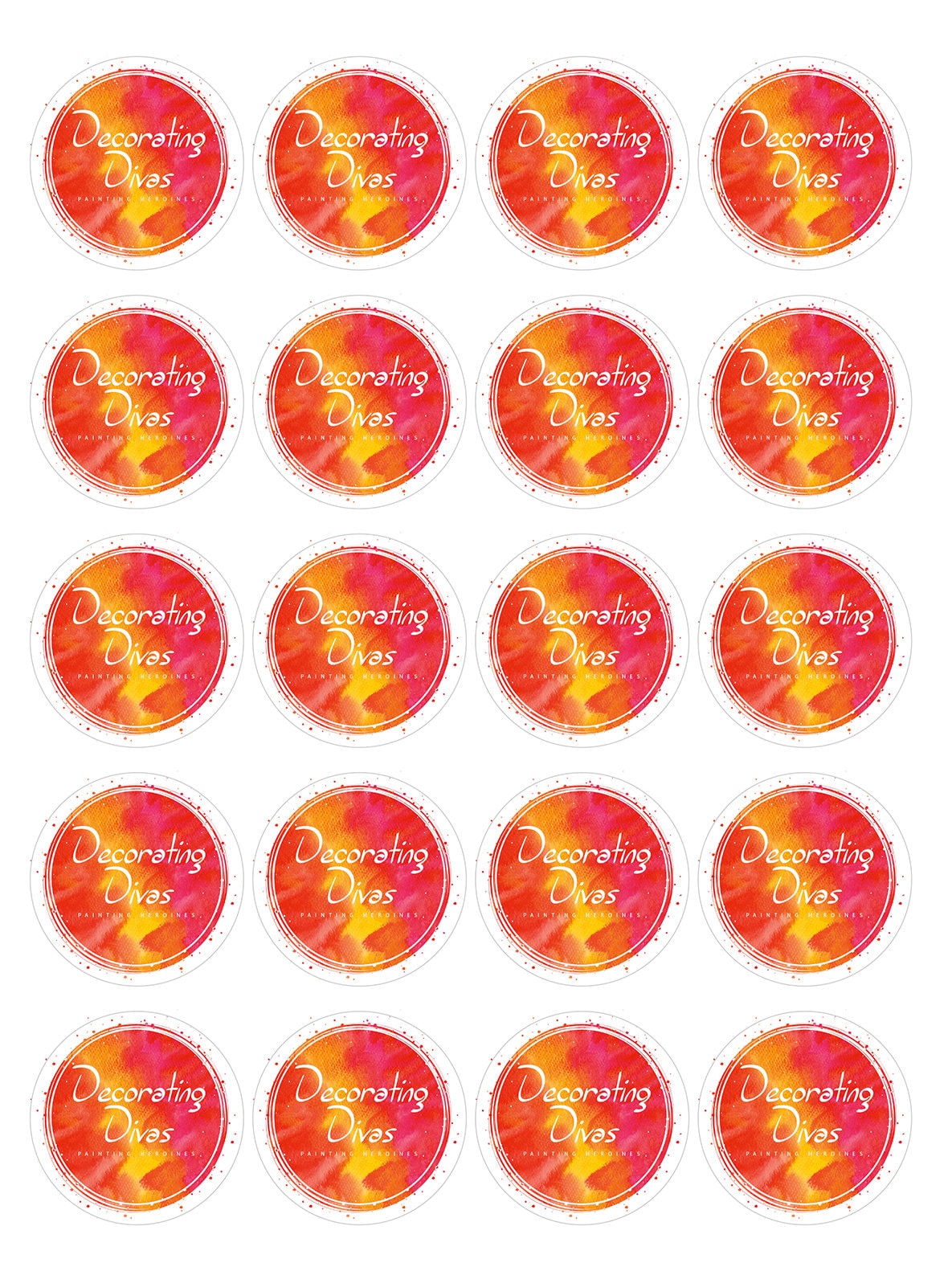 Personalised Round Stickers Customised Vinyl Stickers | Etsy