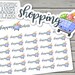 Kawaii Shopping Stickers Kawaii Planner Sticker Reminder | Etsy