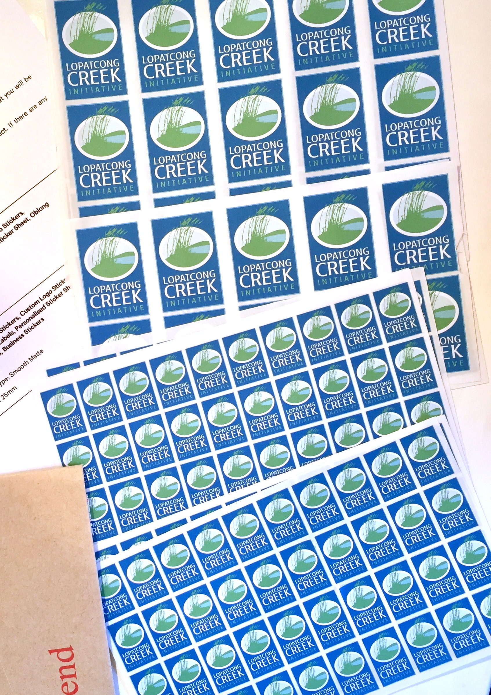 Rectangle Custom Stickers Personalised Stickers Square | Etsy