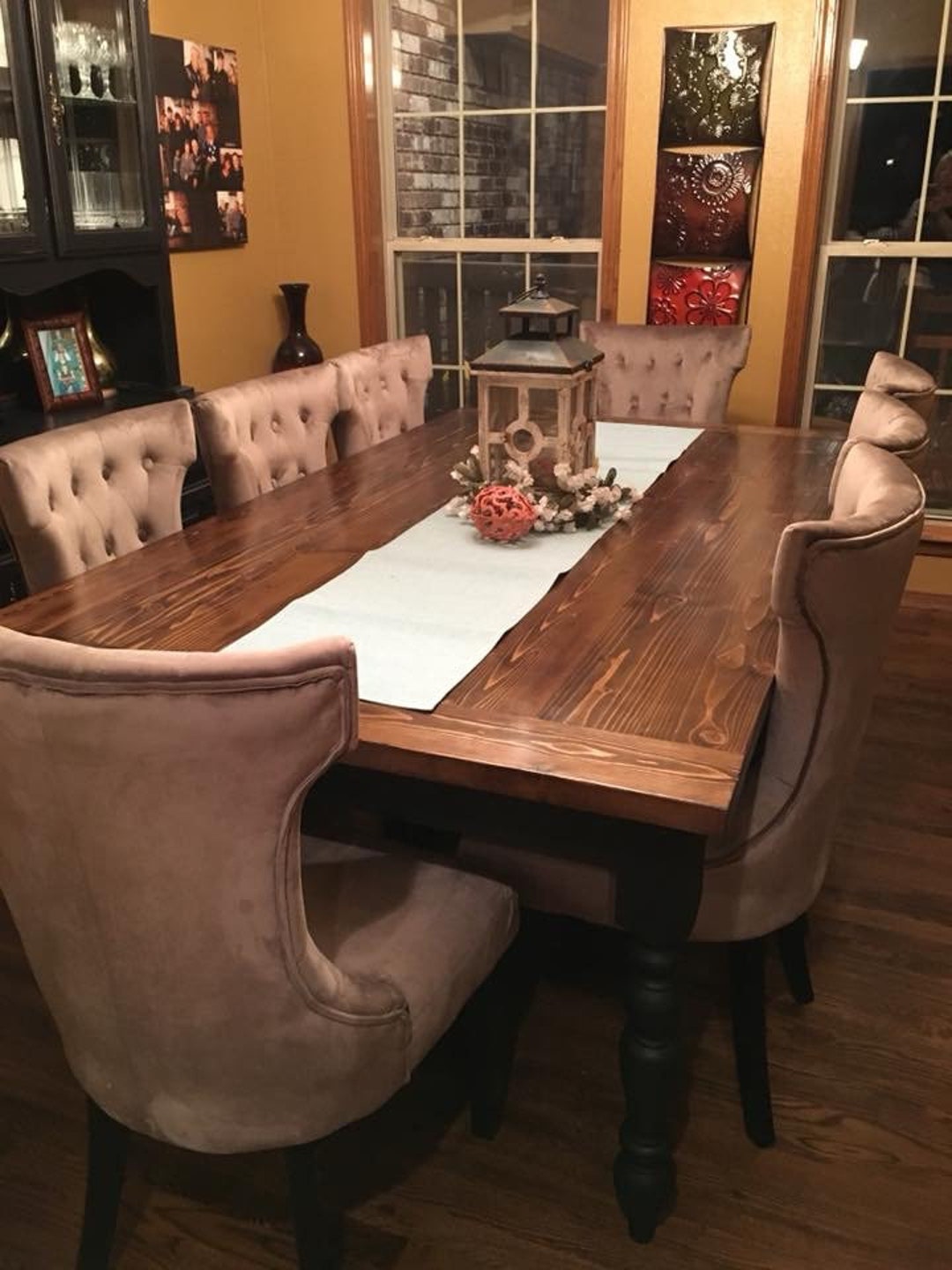 Custom Hand Built Farmhouse Dining Table - Etsy