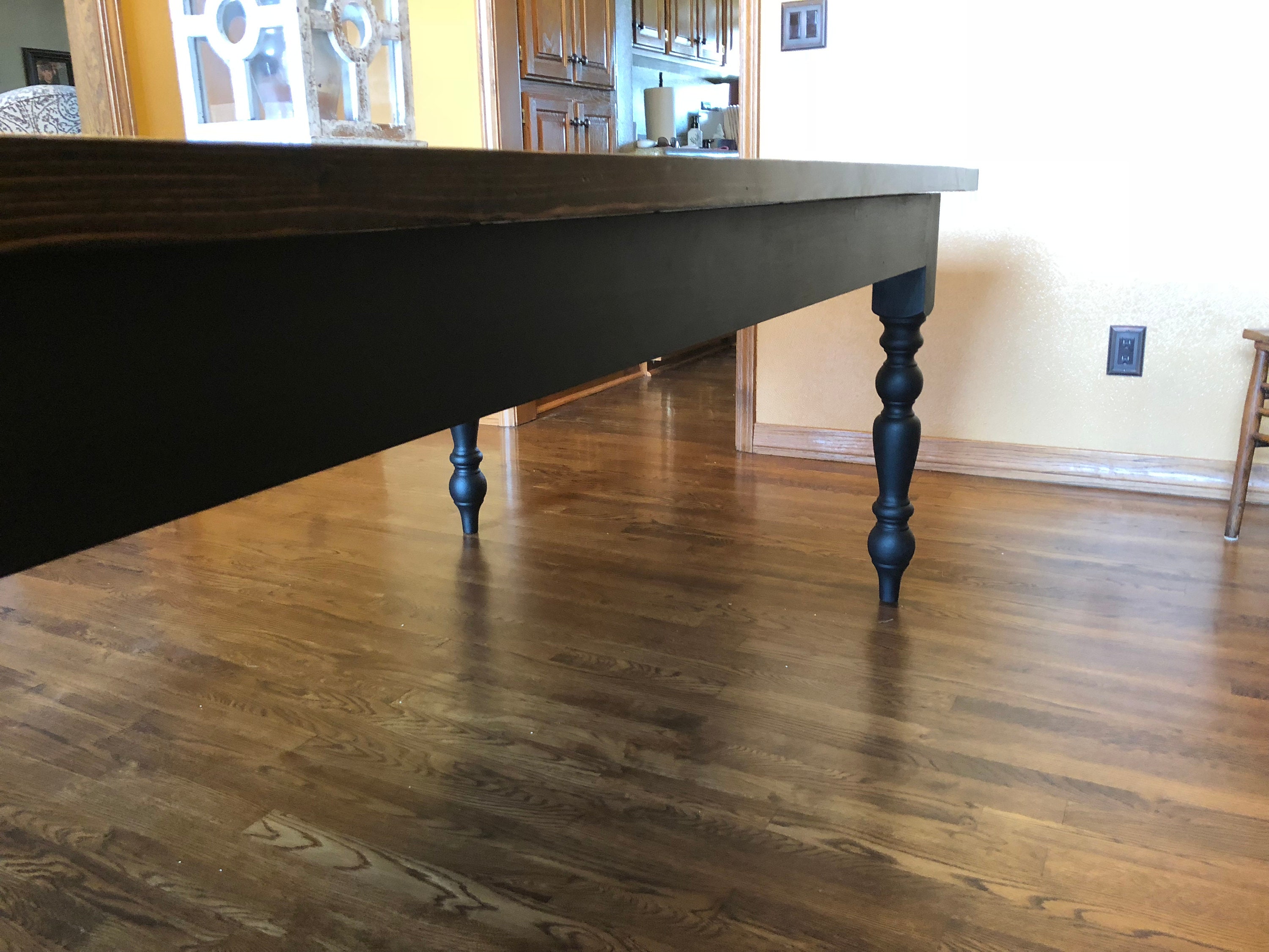 Custom Hand Built Farmhouse Dining Table - Etsy