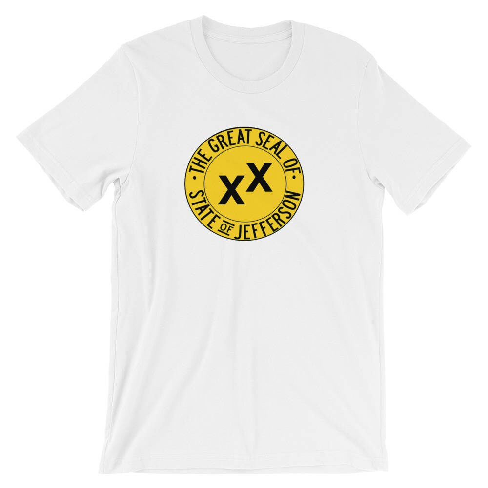 The Great Seal of the State of Jefferson Flag T-shirt / - Etsy