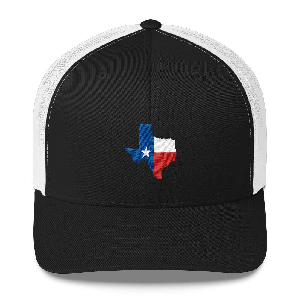 Texas Flag State Outline Map Trucker Cap - Etsy