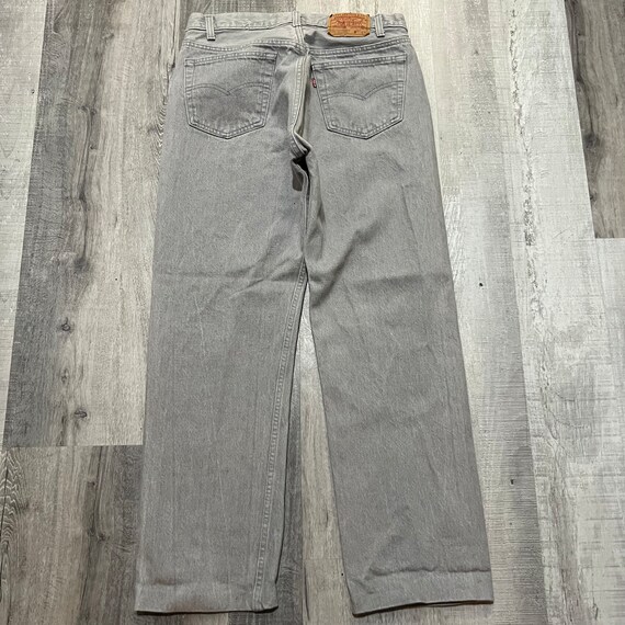 Vintage Levi’s 501-0657 Straight Leg Grey 1980s Rocke… - Gem