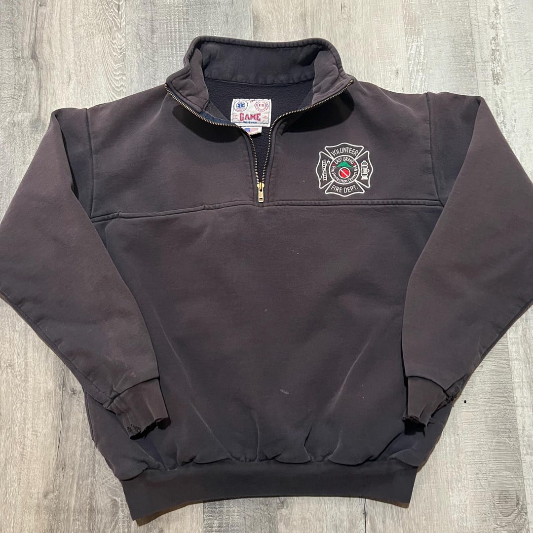 Vintage GAME Workwear Fire Department EMT Paramedic Volunteer EMS ...
