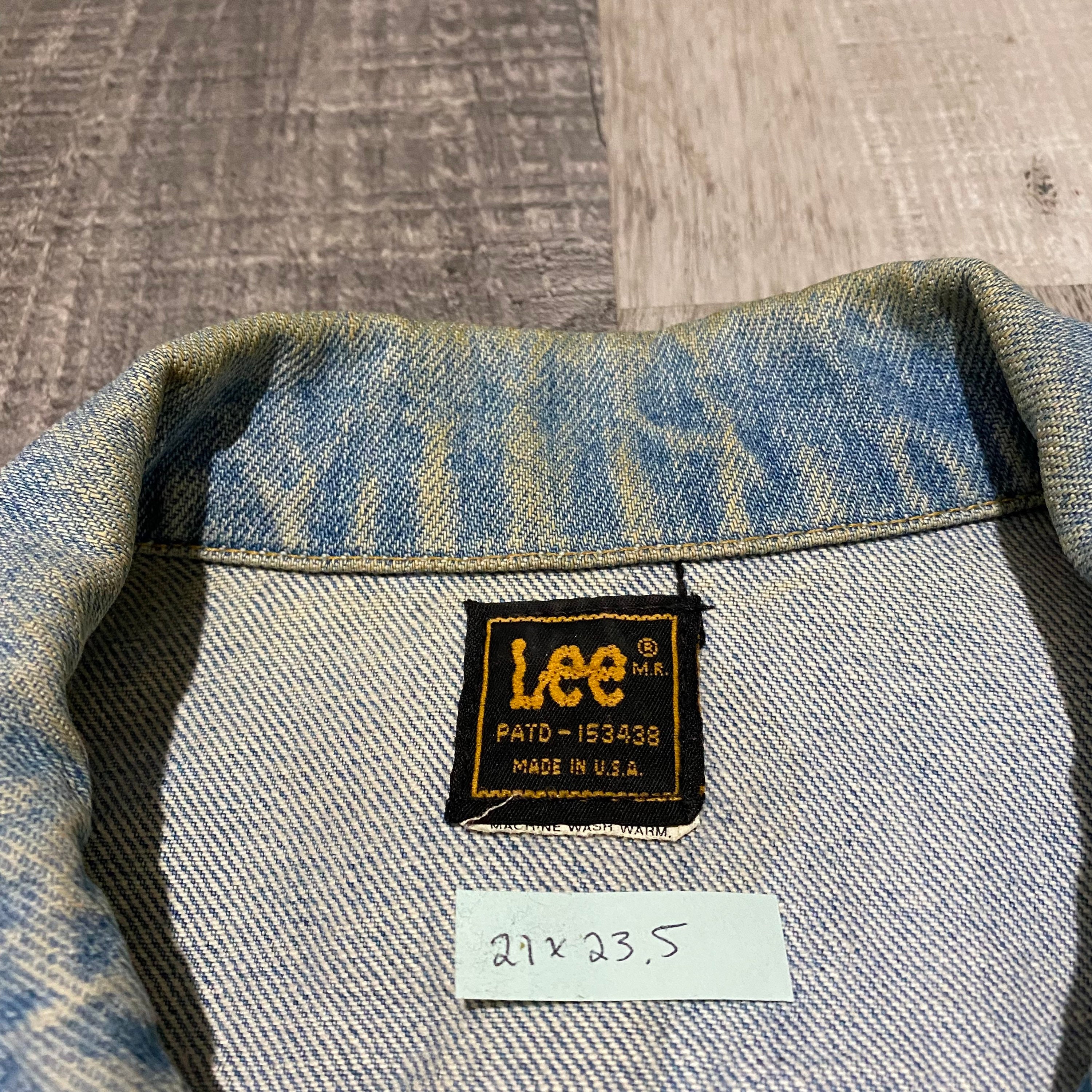 Vintage LEE 153438 Denim Jean Jacket 80s Rodeo Cowboy USA Vintage LEE 153438 Denim Jean Jacket 80s Rodeo Cowboy USA