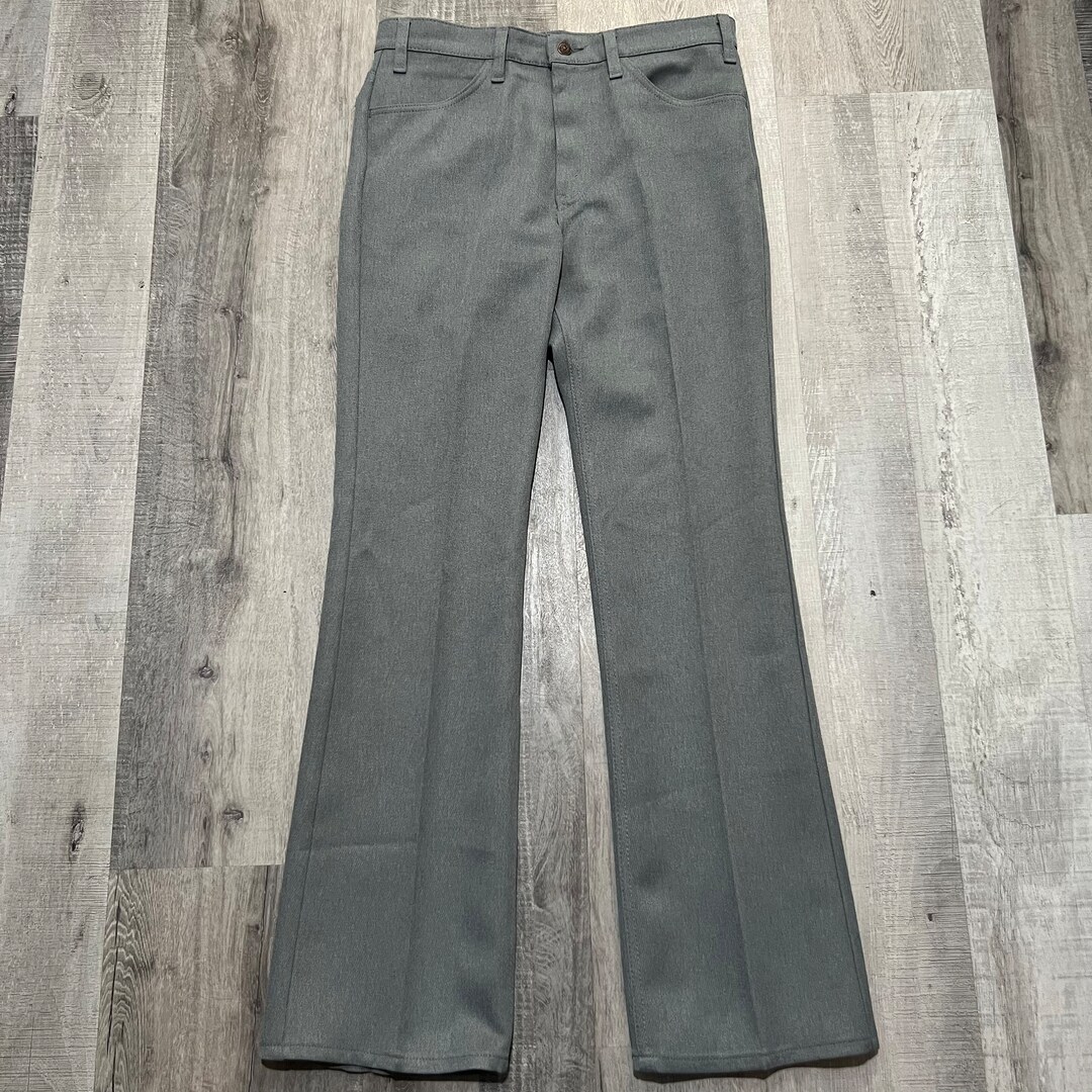 VTG Levis Sta-prest Light Gray 1980s Action Slacks 80s Disco Slacks ...