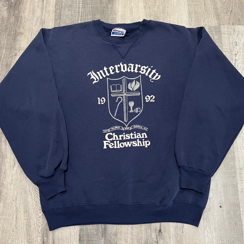 Vintage Intervarsity Chrsitan Fellowship 1992 Alpha and Omega - Etsy