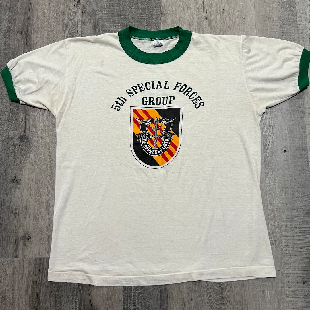 VTG 5th Special Forces Group 70s/80s White Army Airborne Military ...