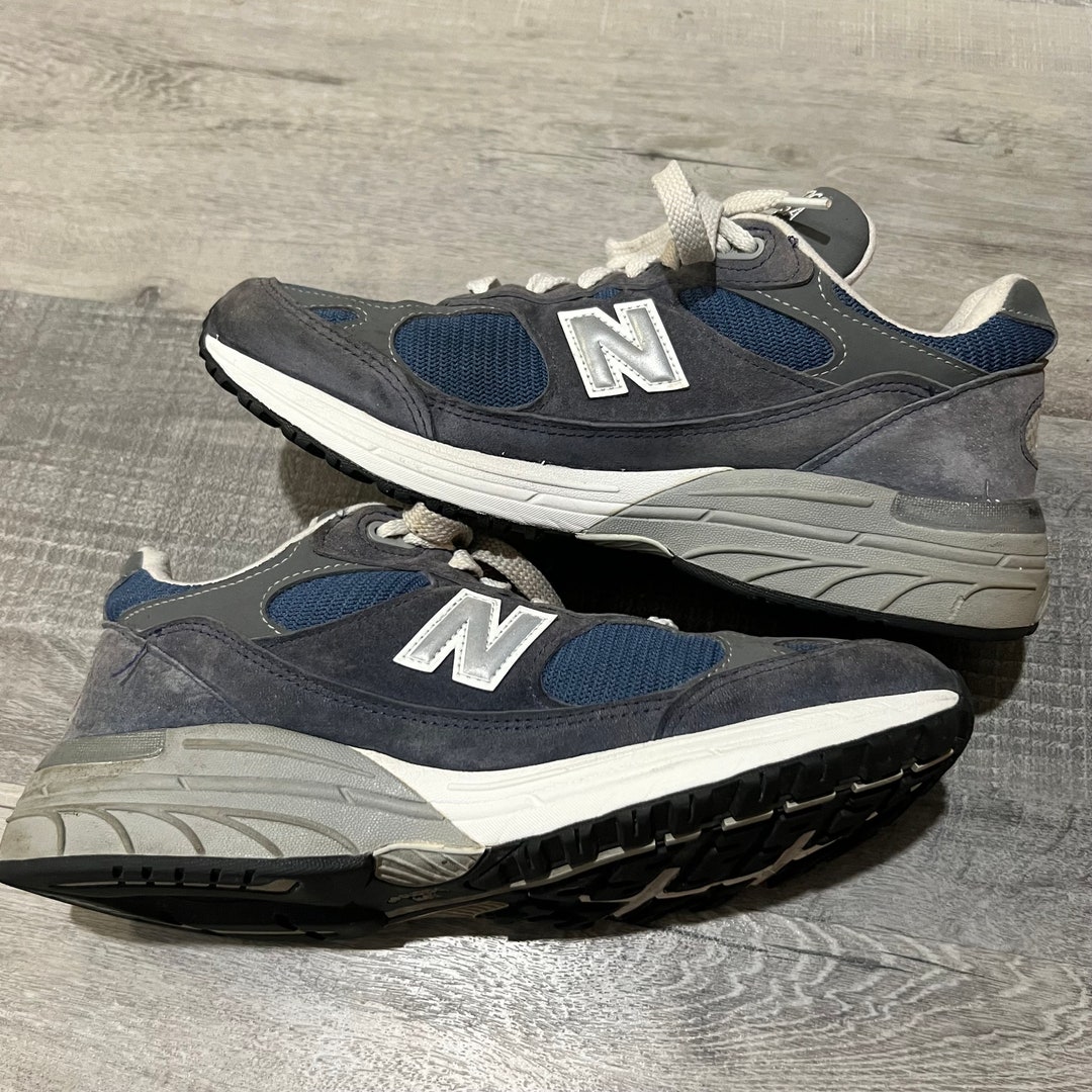 New Balance 993 Navy Blue Arctic Grey 90s Running Shoes Activewear USA ...