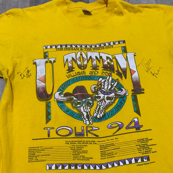 VTG Williams And Ree Autographed U-Totem Tour 1994 Th… - Gem