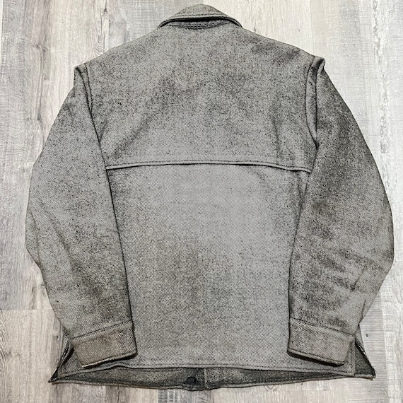 Vintage Filson Mackinaw Wool Cape Coat Grey Herringbo… - Gem