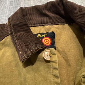 VTG Bullseye Bill 50s Hunting Duck Canvas Two Tone Brown Water ...