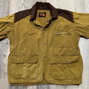 VTG Bullseye Bill 50s Hunting Duck Canvas Two Tone Brown Water ...