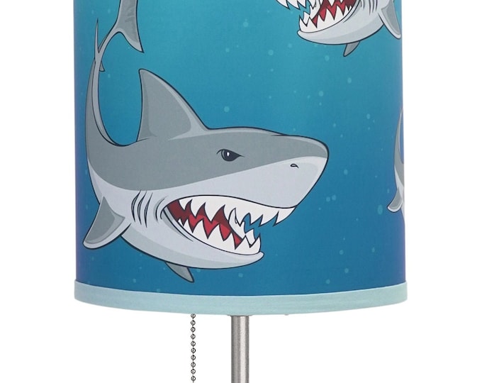 Shark Lamp Shark Table Lamp for Boys Bedroom Kids Shark Lamp - Etsy