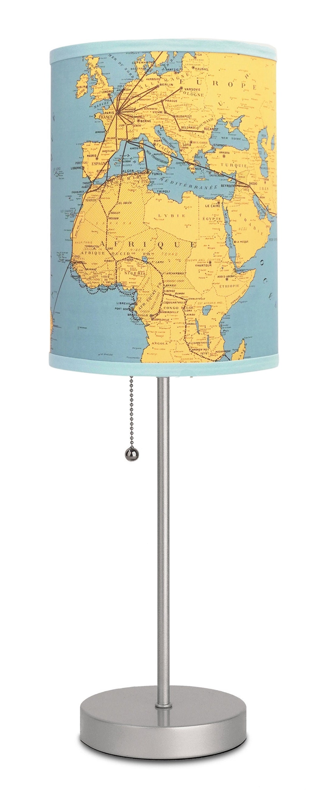 Africa Map Table Lamp for Kitchen Lamp for Office Personalized Table ...