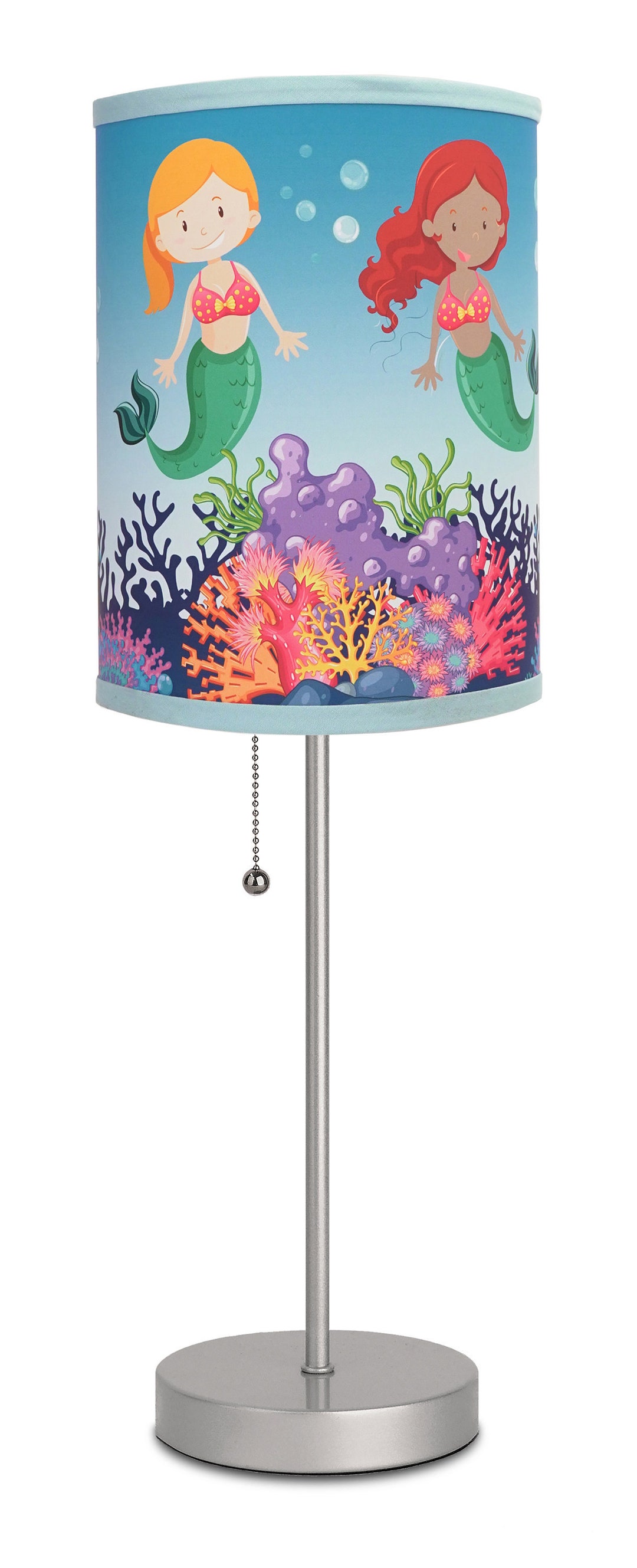 Mermaid Table Lamp for Kids Room Little Mermaid Lamps for Nursery Girls ...