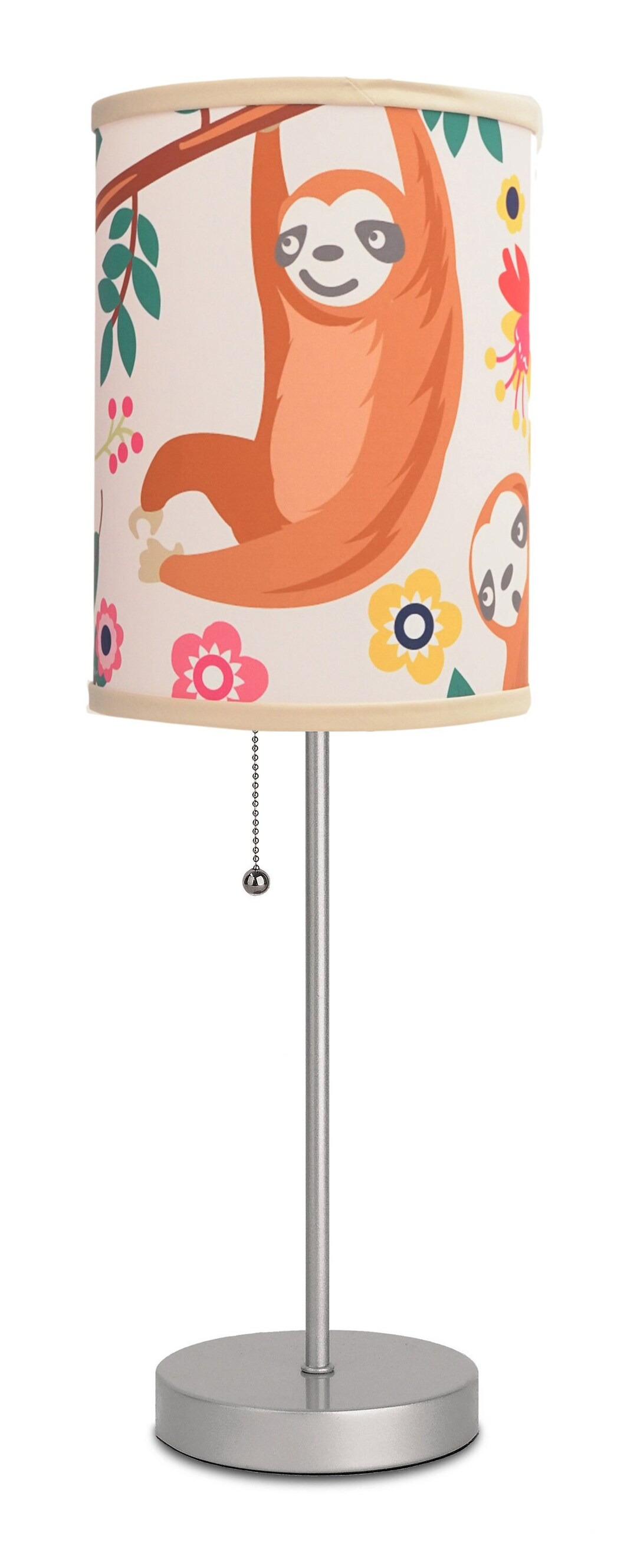 Sloth Table Lamp Girls Room Decor Fun Animal Printed - Etsy