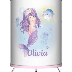 Mermaid Lamp for Little Girls Mermaid Decor Bedroom Night - Etsy