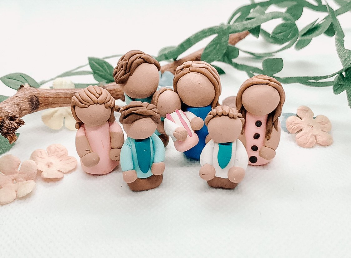 Custom Family Decor Clay Family Sculpture Family Decor for - Etsy Canada