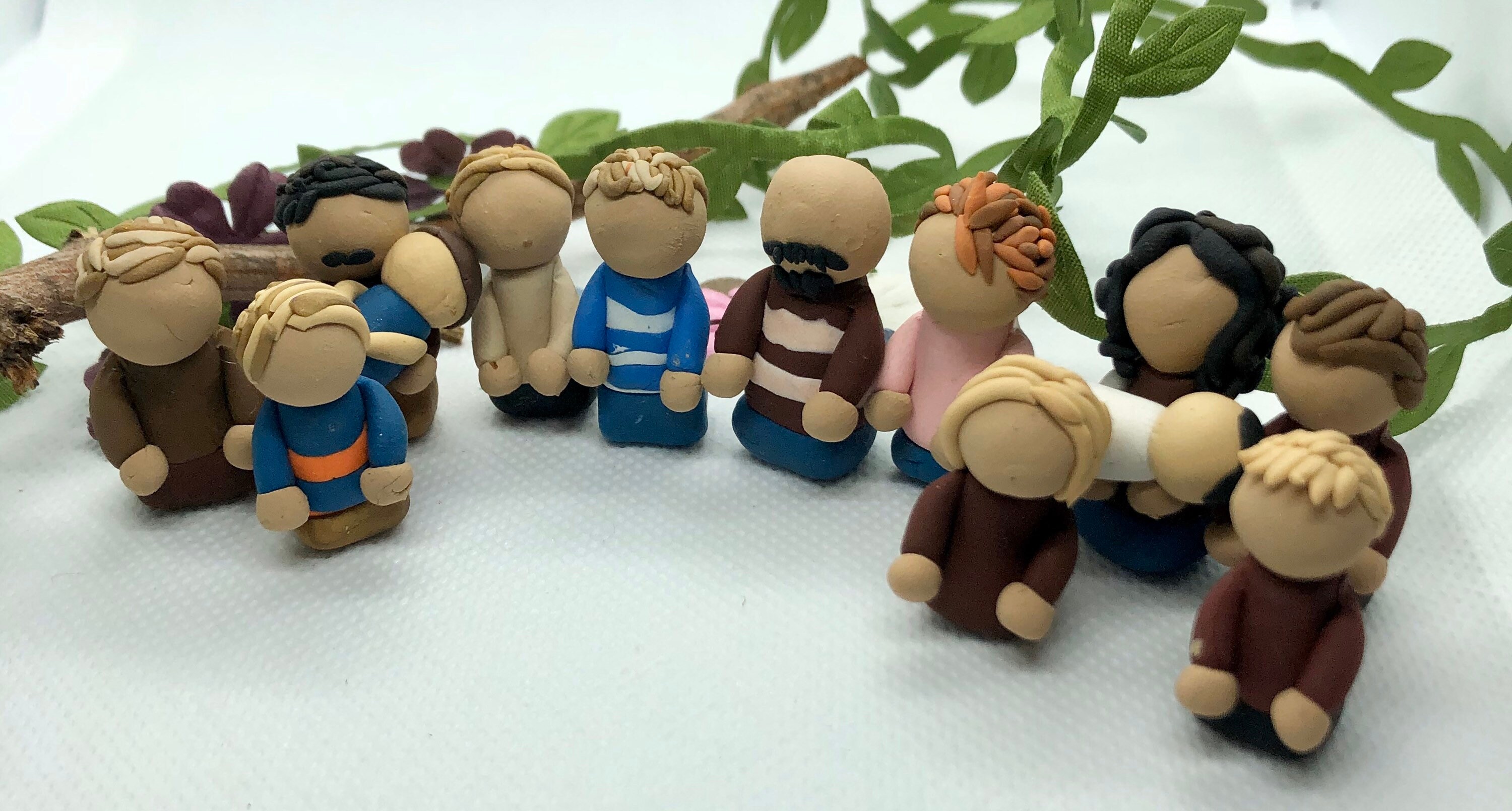 Custom Family Decor clay family sculpture family decor for | Etsy