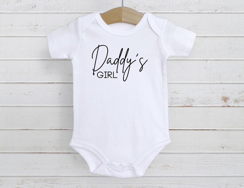 Daddys Girl Onesie® Daddy Daughter Onesie® Etsy