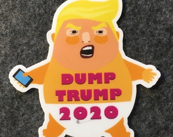 Dump trump sticker | Etsy
