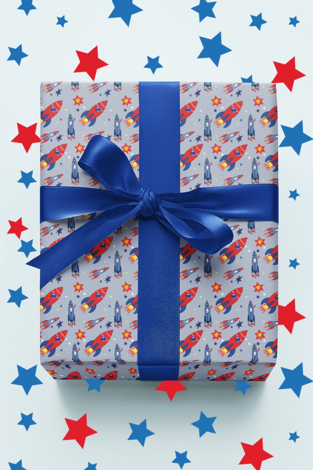 Rockets' Red Glare Wrapping Paper, 29" X 20", 5 Sheets - Etsy
